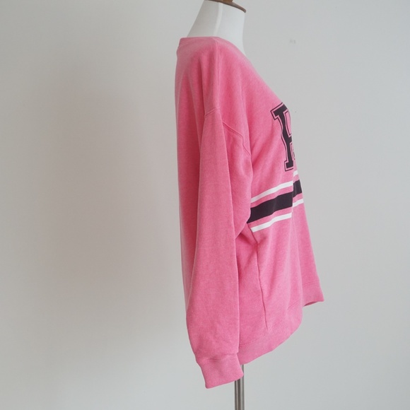 PINK Victoria's Secret | Tops | Vs Pink Logo Crew Sweatshirt Size Xs ...